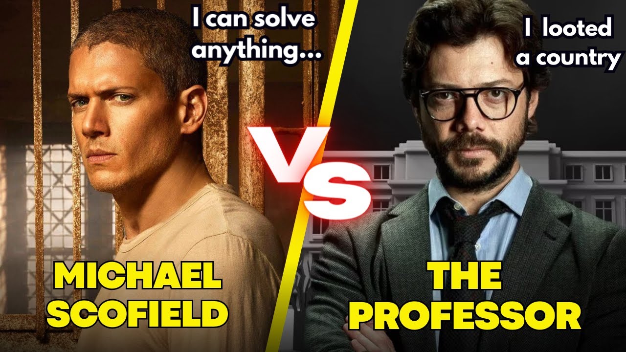 Michael Scofield or Professor? Do you think Who has Higher IQ? - YouTube