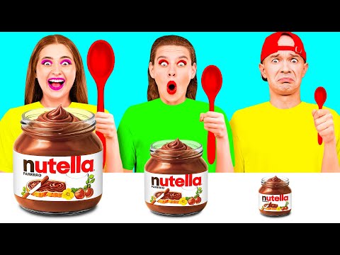 Big, Medium and Small Plate Challenge | Funny Situations in Kitchen by Happy Funny