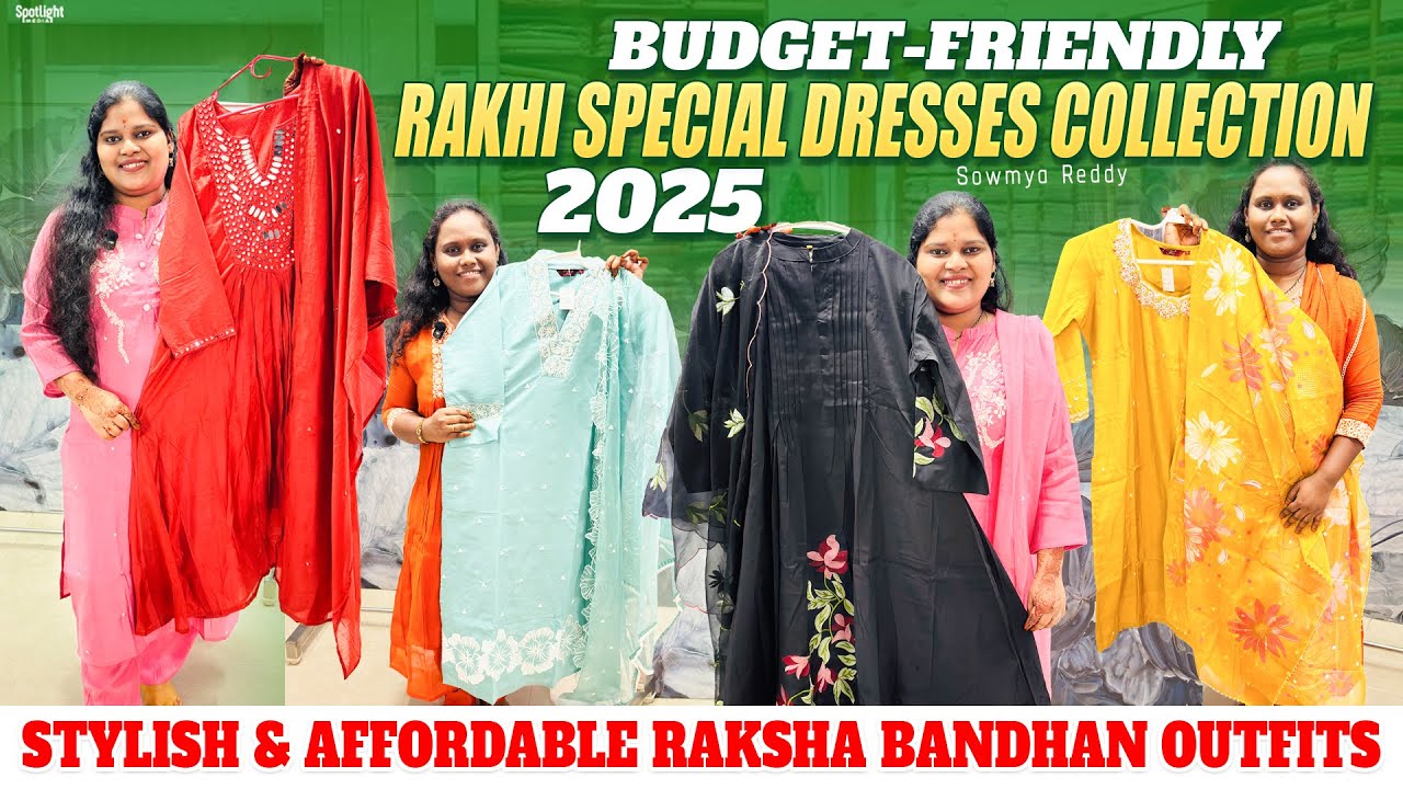 Budget-Friendly Rakhi Special Dresses Collection 2025 | Stylish ...