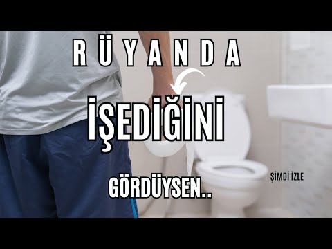 Rüyada İşemek, Rüyada Çiş Yapmak, Rüyada İşediğini Görmek - ne anlama gelir