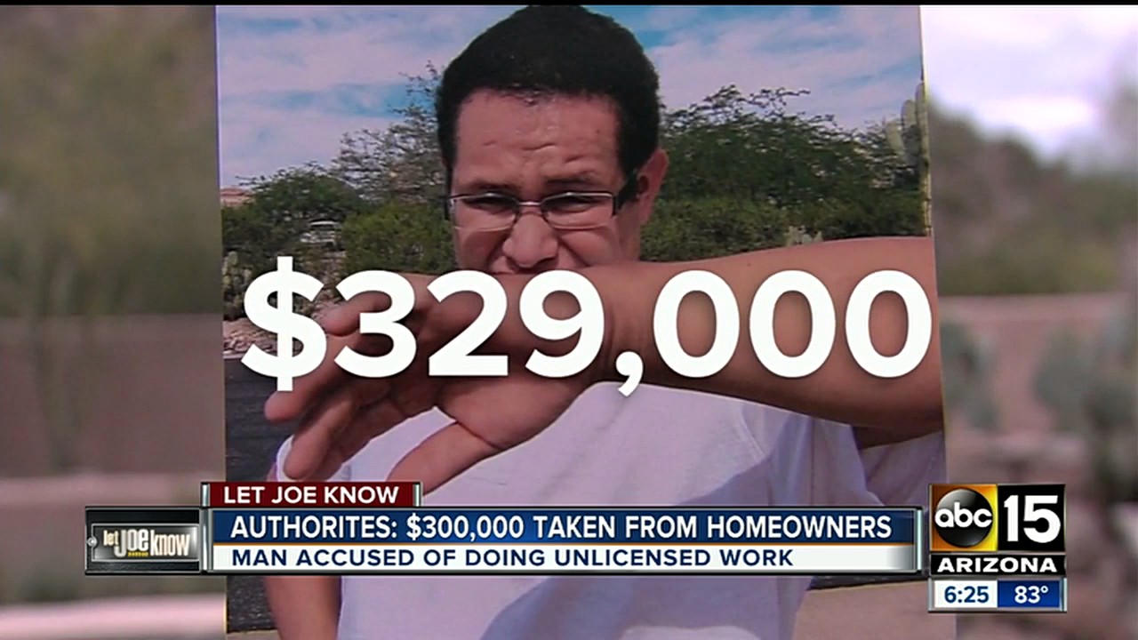 Authorities: $300,000 taken from homeowners by unlicensed worker - YouTube