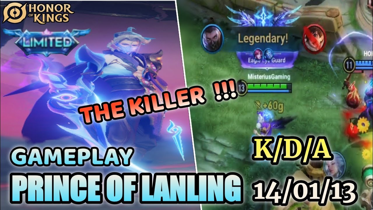 Prince of Lanling Honor of Kings (HOK) THE KILLER ASSASSIN best Hero ...