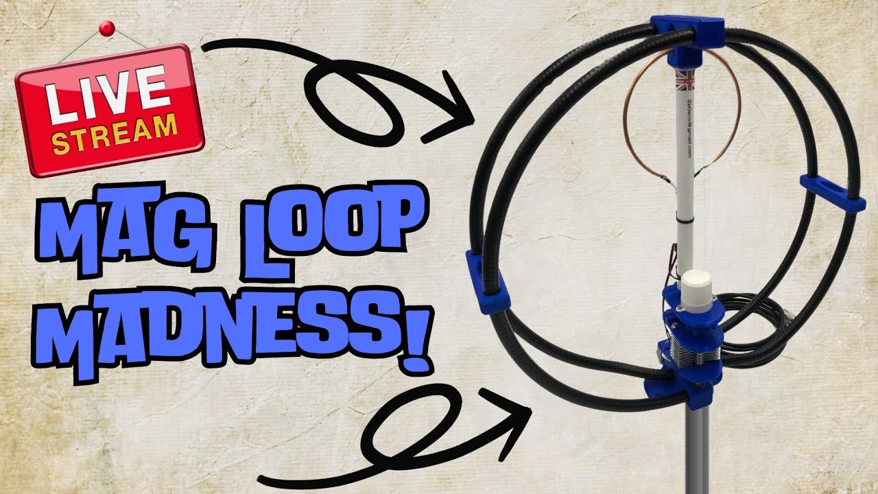 A Boy and his Mag Loop Antenna 2E0ERO - YouTube