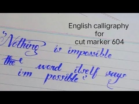English quote for cut marker| cut marker writing 604| by Mar World ...