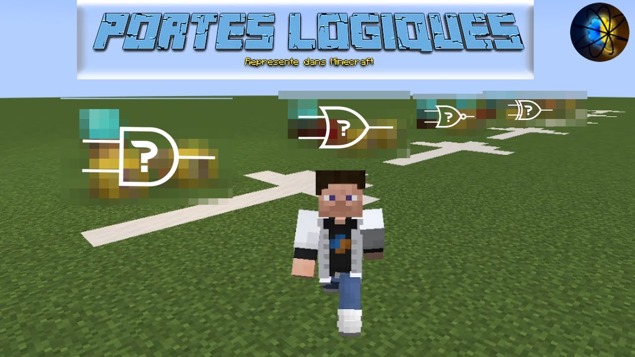 Les portes logiques dans Minecraft - LuckiScience - YouTube