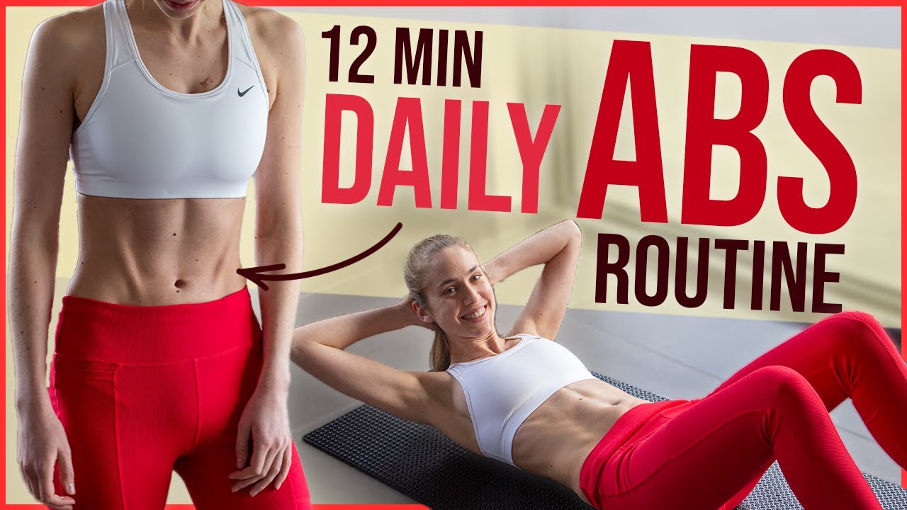 DAILY 12 MIN ABS ROUTINE! (my super effective ab workout for more than ...