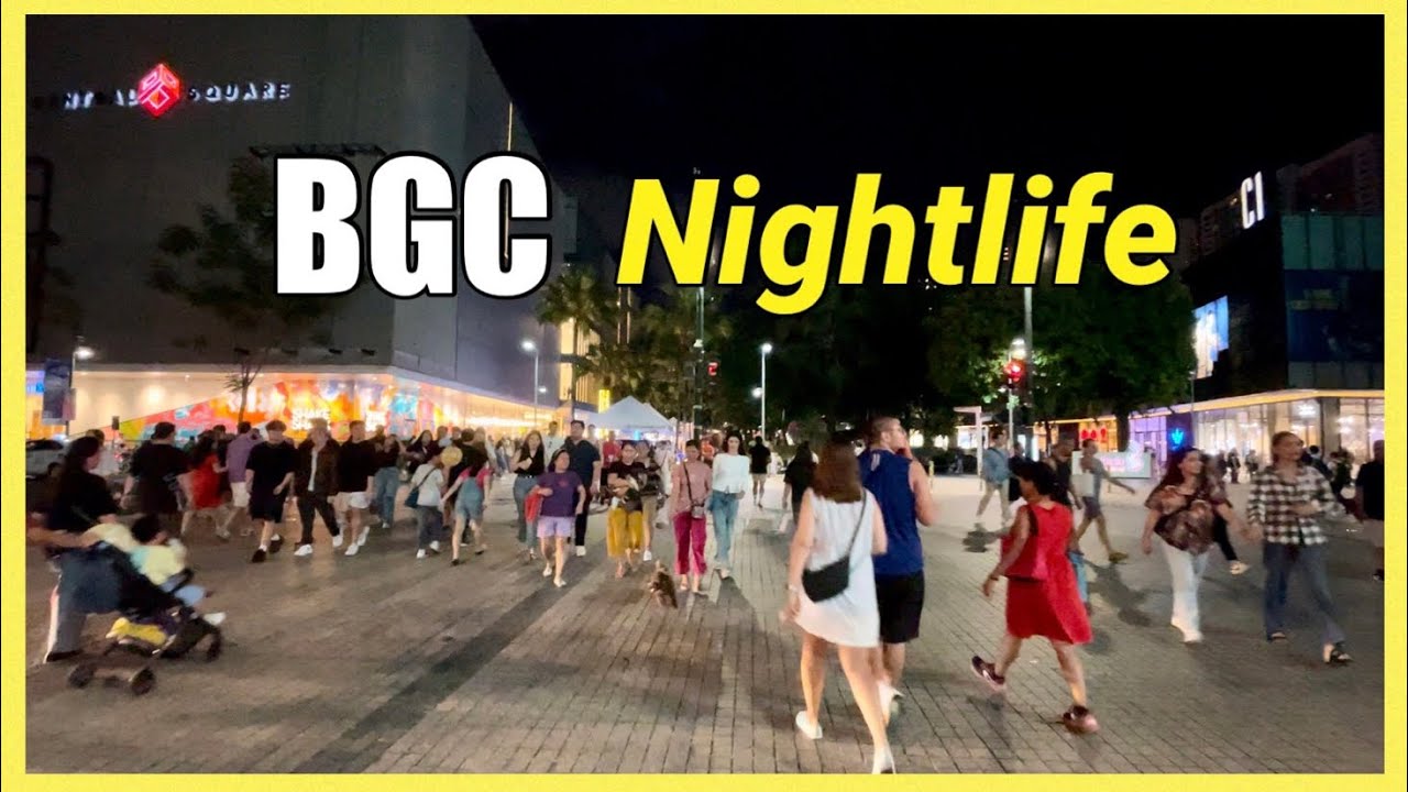 BGC Nightlife | Bonifacio High Street Taguig Philippines 🇵🇭 - YouTube