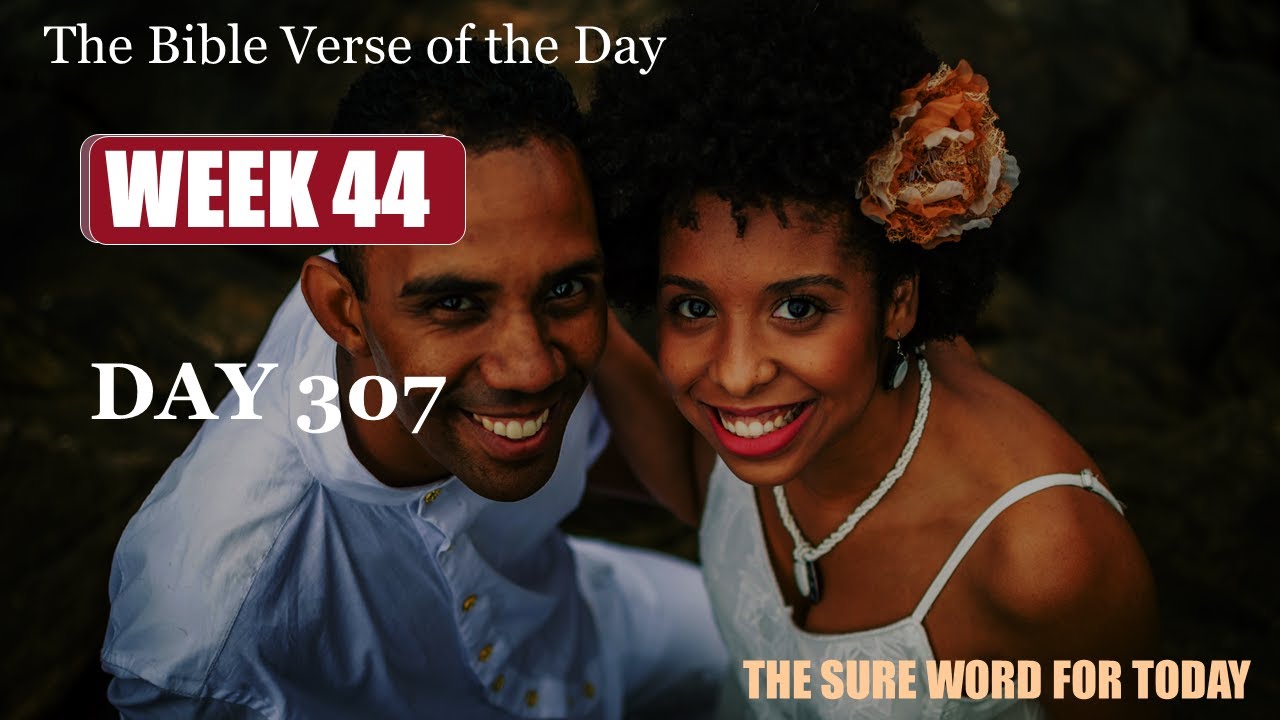 The Bible Verse of the Day |WEEK 44 |Day 307 - YouTube