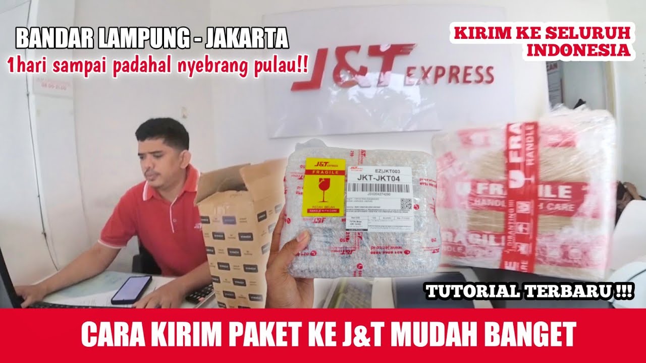 cara kirim paket lewat J&T , cara mengirim paket , cara mengirim barang ...
