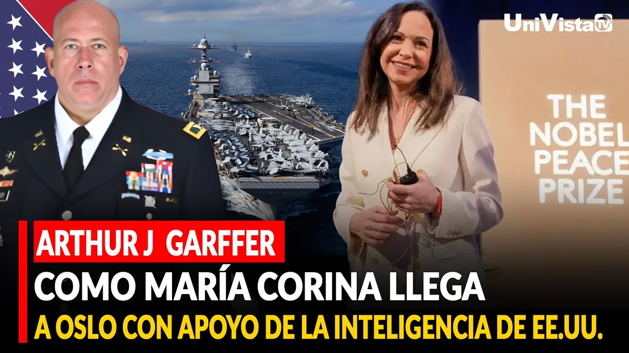 ARTHUR J GARFFER Como María Corina llega a Oslo con apoyo de la ...
