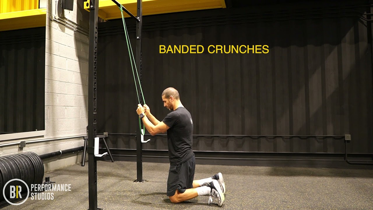 Banded Crunches - YouTube