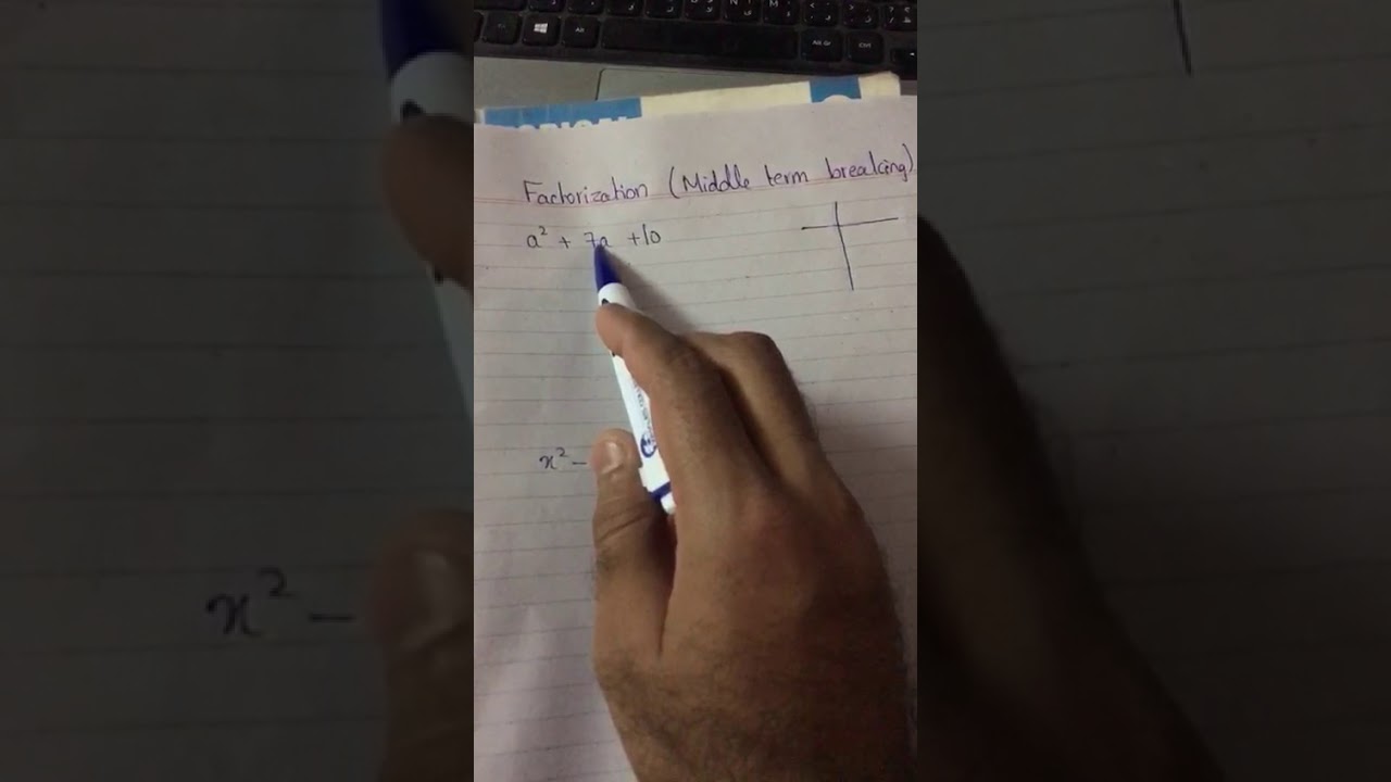 Factorization Middle Term Break Factor Part a - YouTube
