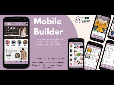 Mobile Builder | Opencart | Opencart Extension | Code e-Shop - YouTube