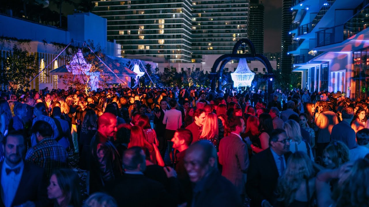 SLS Brickell's Grand Opening Party - YouTube