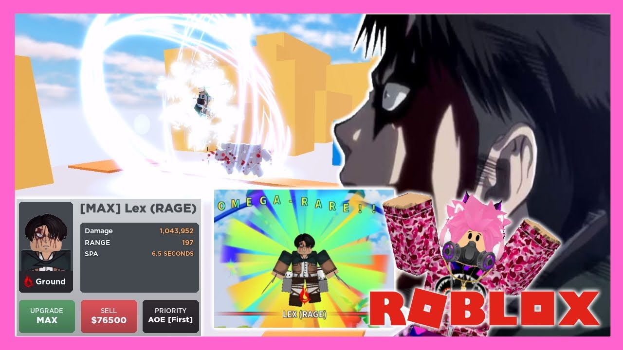 SHOWCASE LEX RAGE (LEVI 6 STAR) + BLEED DAMAGE ⭐⭐ | All Star Tower ...