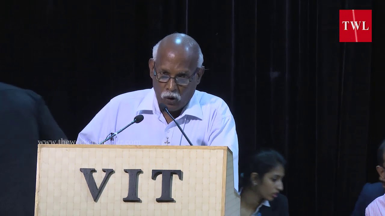 Address by Dr. Anand A. Samuel, Vice Chancellor, VIT, Vellore - YouTube