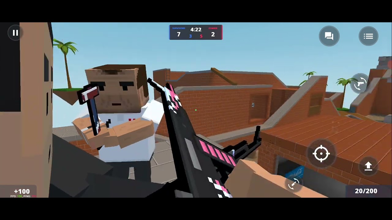 Block Strike Gameplay With Old Battleground Zombie - YouTube