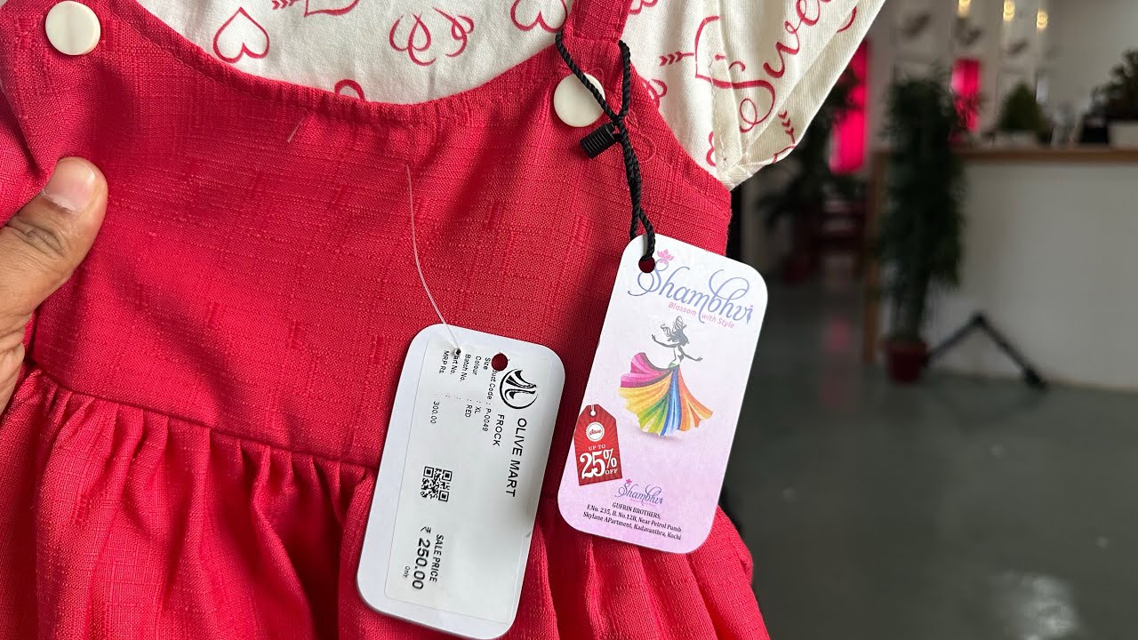 Garments Tag Printing #how to print garments price Tag?? - YouTube