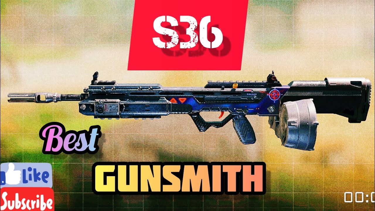 Unbelievable Trick for Crafting the Best S36 Gunsmith in CODM | Lutar ...