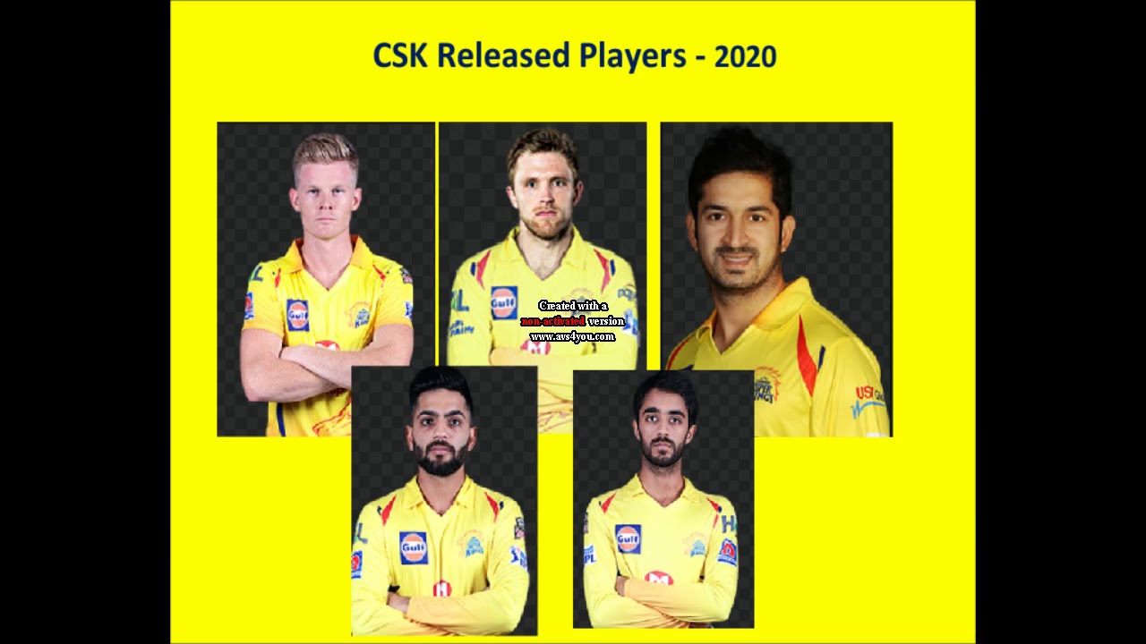 CSK 2020 IPL Team - YouTube