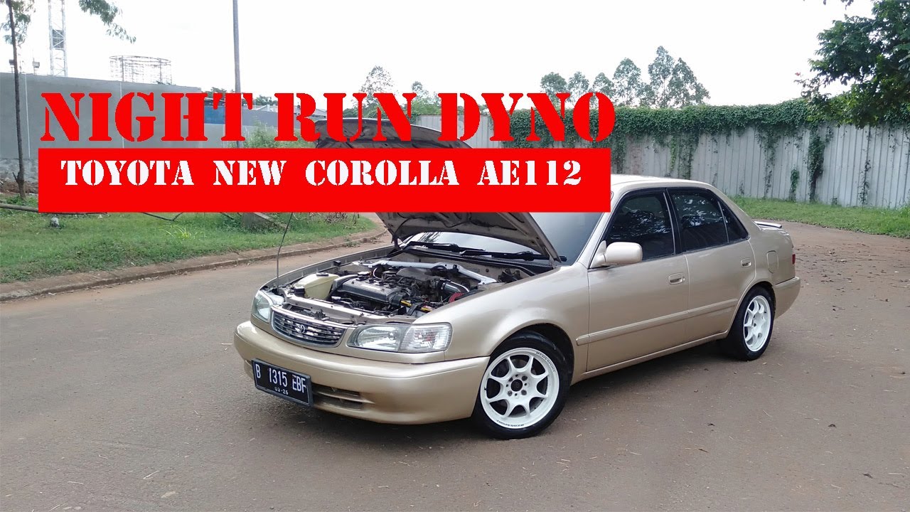 Night Run Dyno Toyota New Corolla #AE112 - YouTube