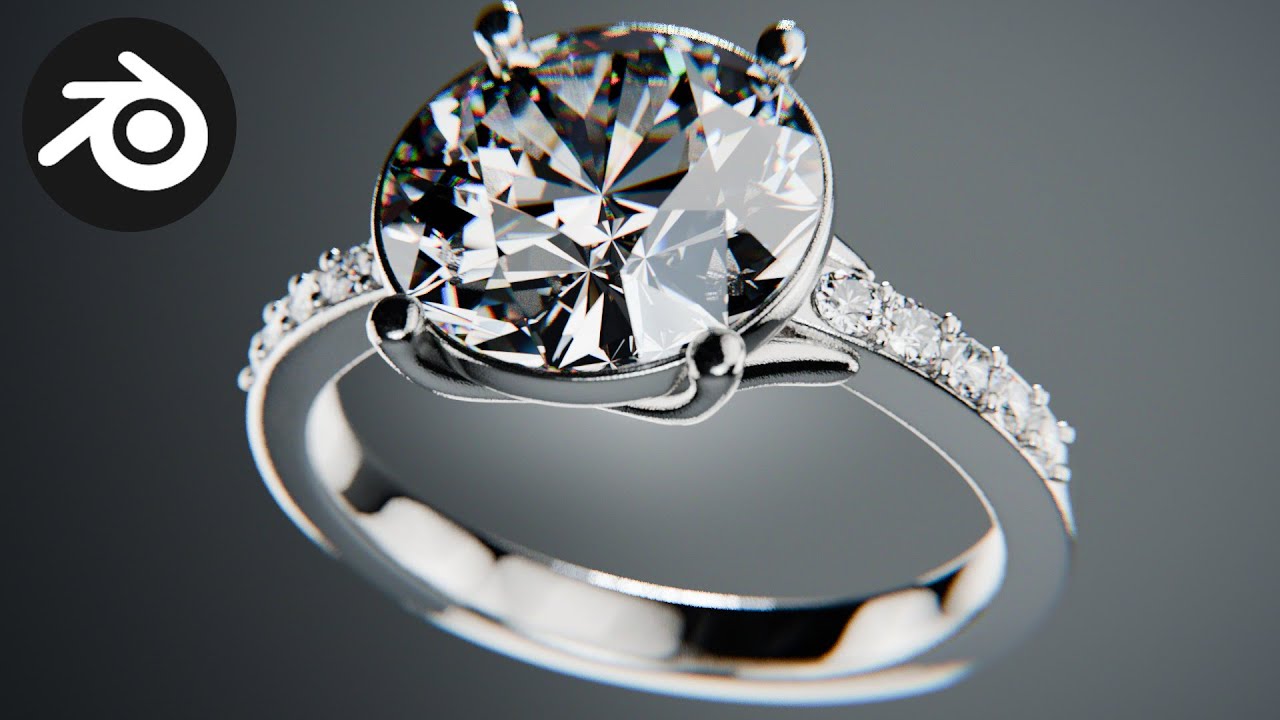 Luxury Ring | Blender 4.0 Tutorial - Part 2 - YouTube