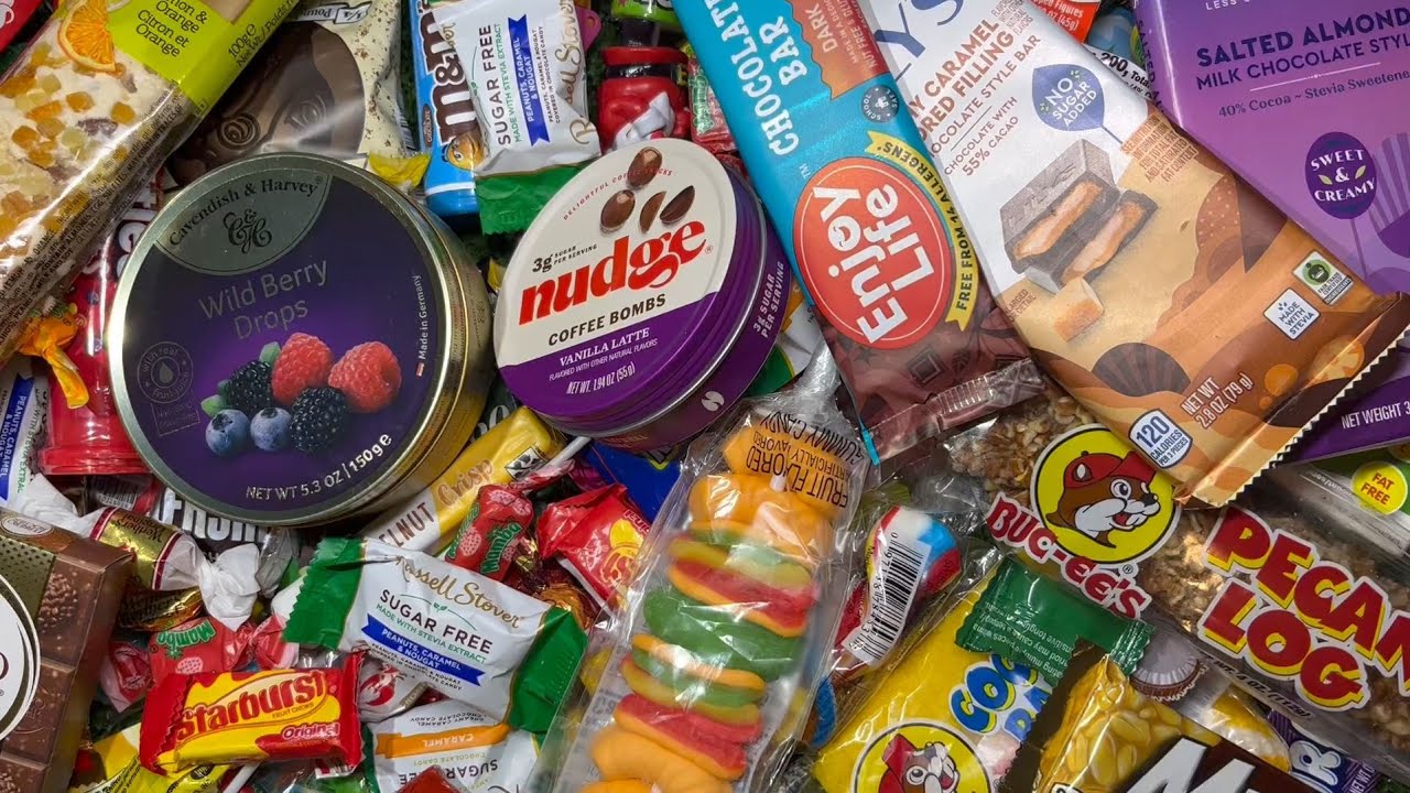 Lovely candy and chocolate ASMR | Unpacking | Candy sound | Satisfying ...
