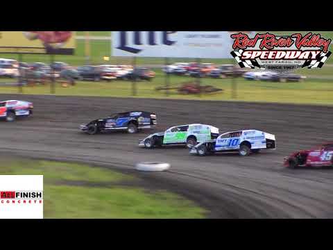 Red River Valley Speedway IMCA Modified Heats (6/8/18) - YouTube