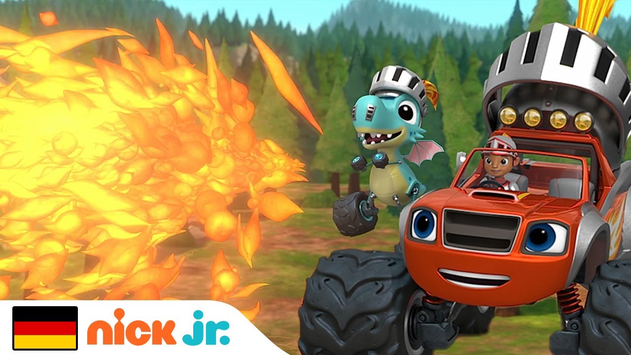 Blaze und die Monster-Maschinen | Blaze und AJ sind Ritter! | Nick Jr ...