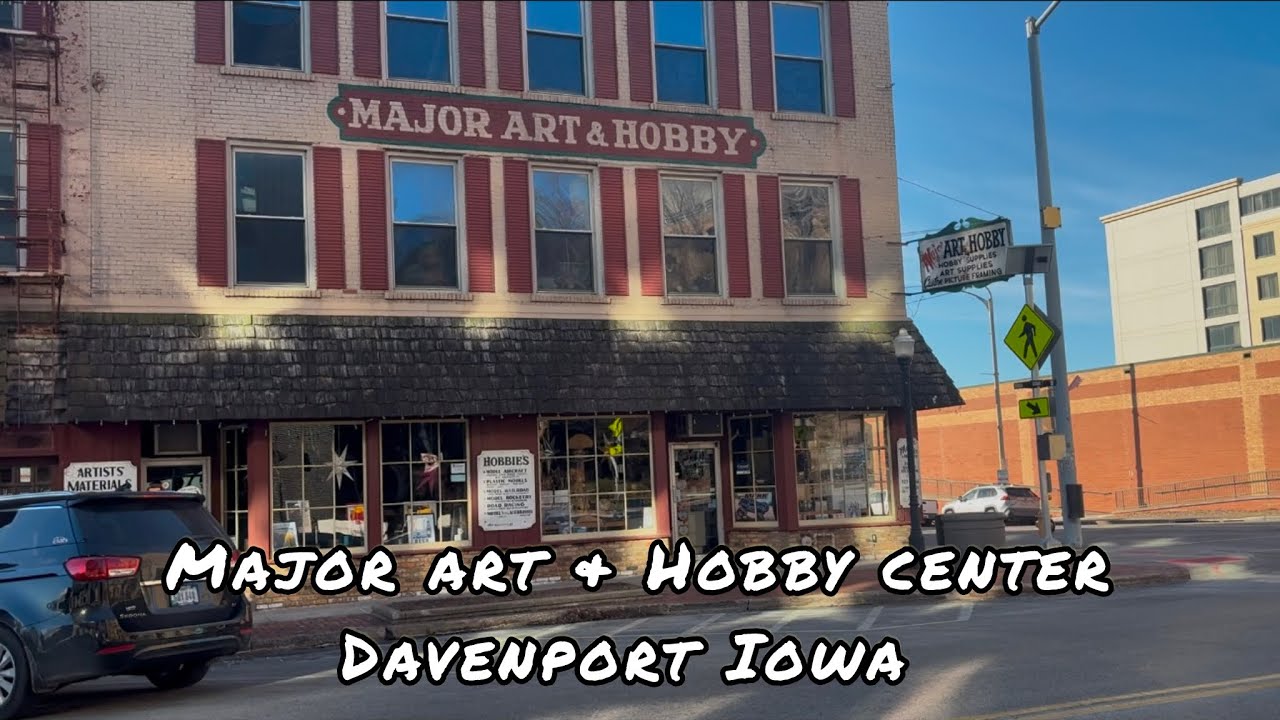 Major Art & Hobby Center scale model car railroad Davenport Iowa ep#105 ...