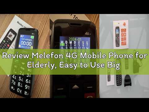 Review Melefon 4G Mobile Phone for Elderly, Easy to Use Big Button Basic Cell Phone, Unlocked Senior