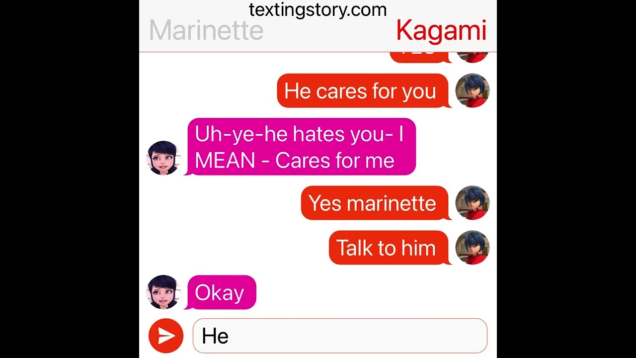 Text story| miraculous ladybug| part 1 - YouTube