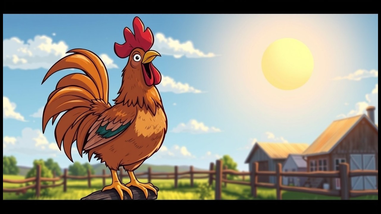 ¡Descubre el canto mágico del gallo Pepe en la granja! # ...