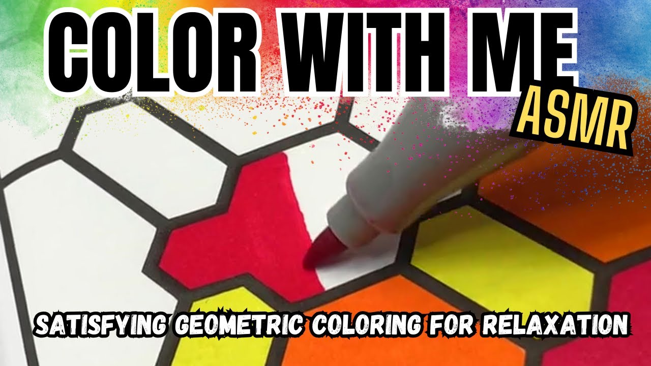 Simple Shapes ASMR Coloring | Ultimate Relaxation & Satisfaction - YouTube