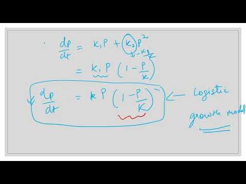 Lecture 8: Logistic growth models - YouTube