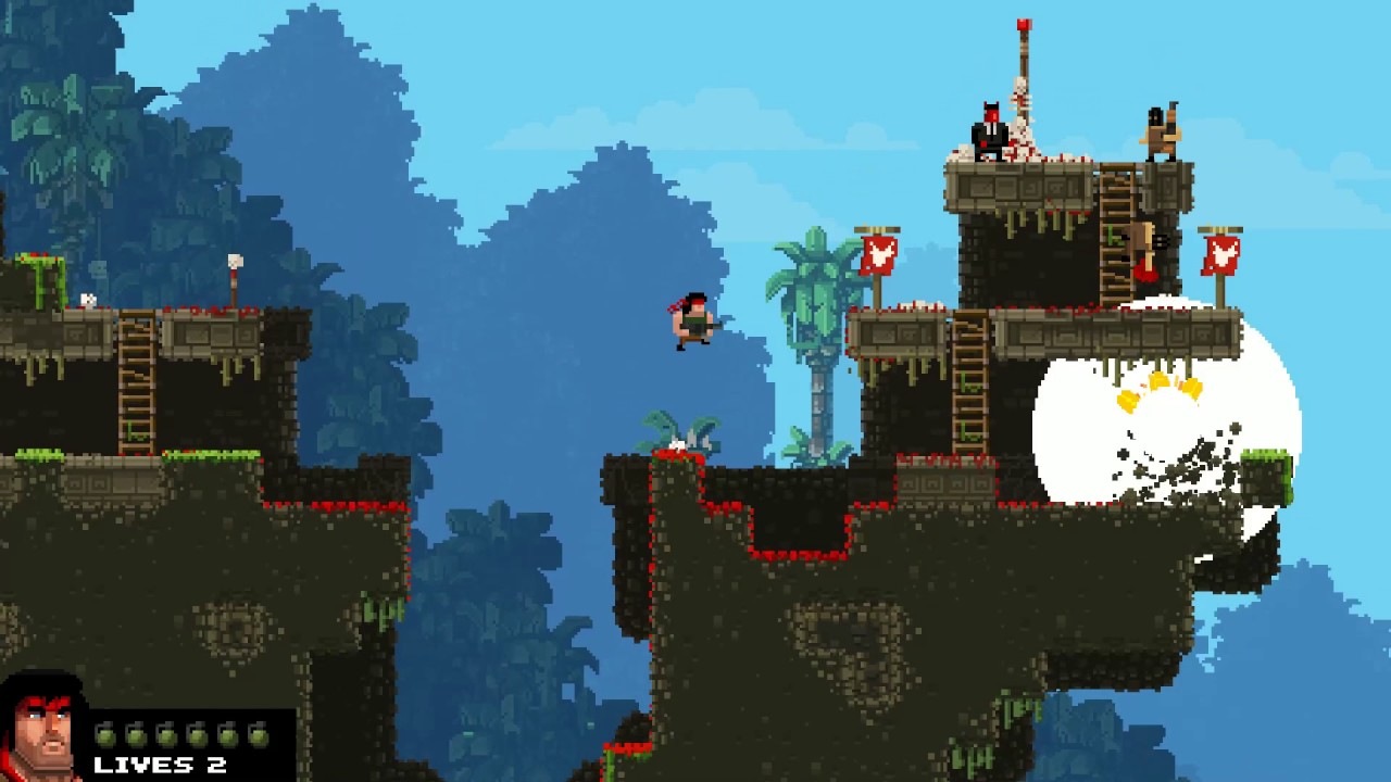 BROFORCE!!! Levels 1-2 - YouTube