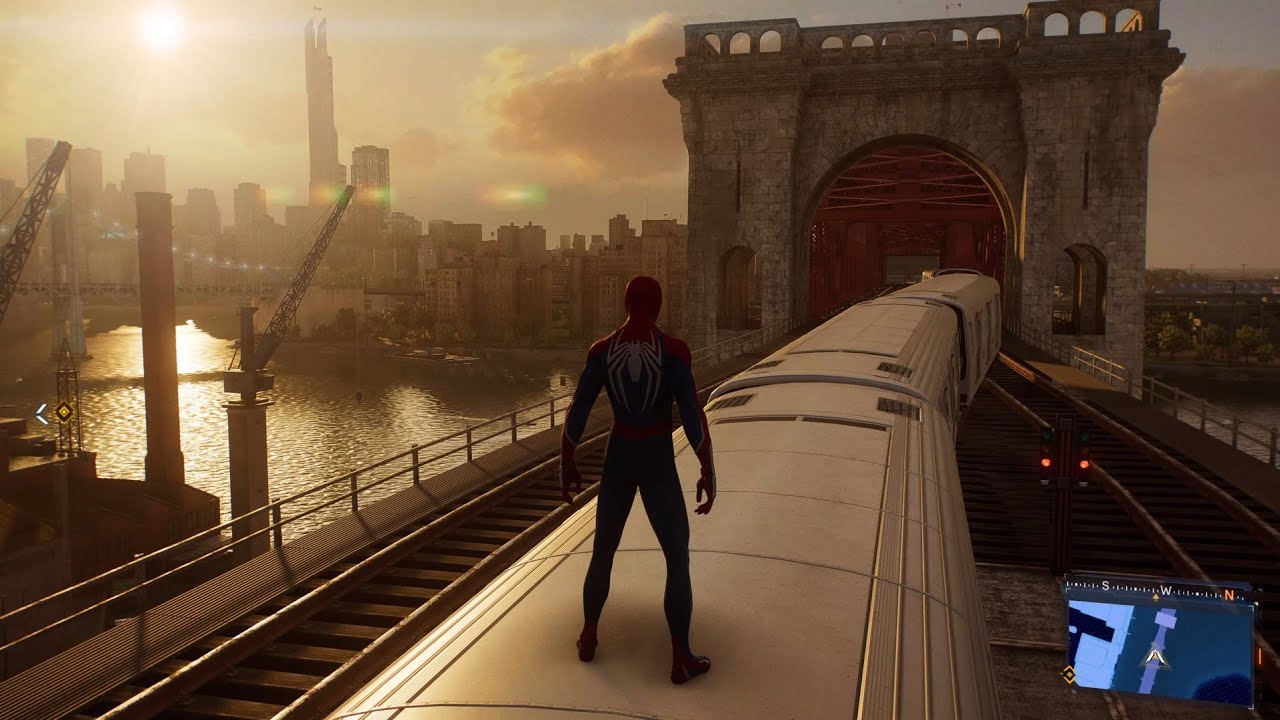 How Far Can You Travel NYC on Train in Marvel's Spider-Man 2 - YouTube