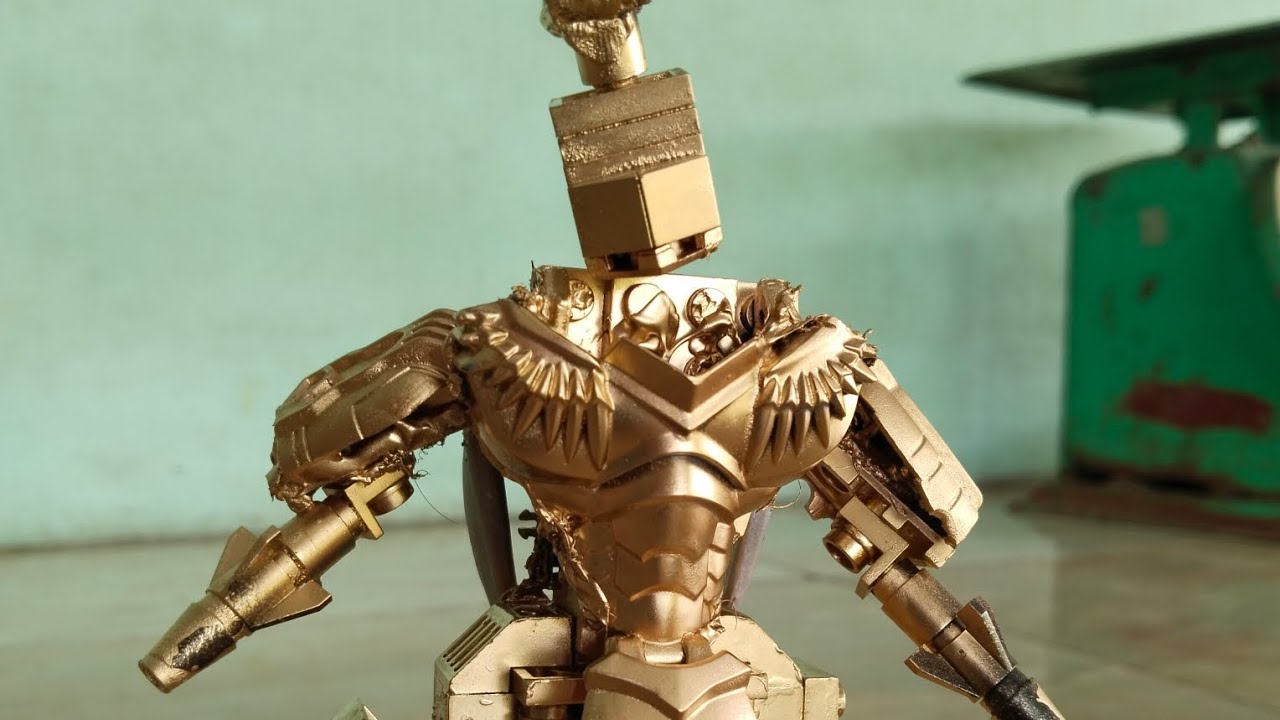 Custom Megalon Figure (part 2) - YouTube