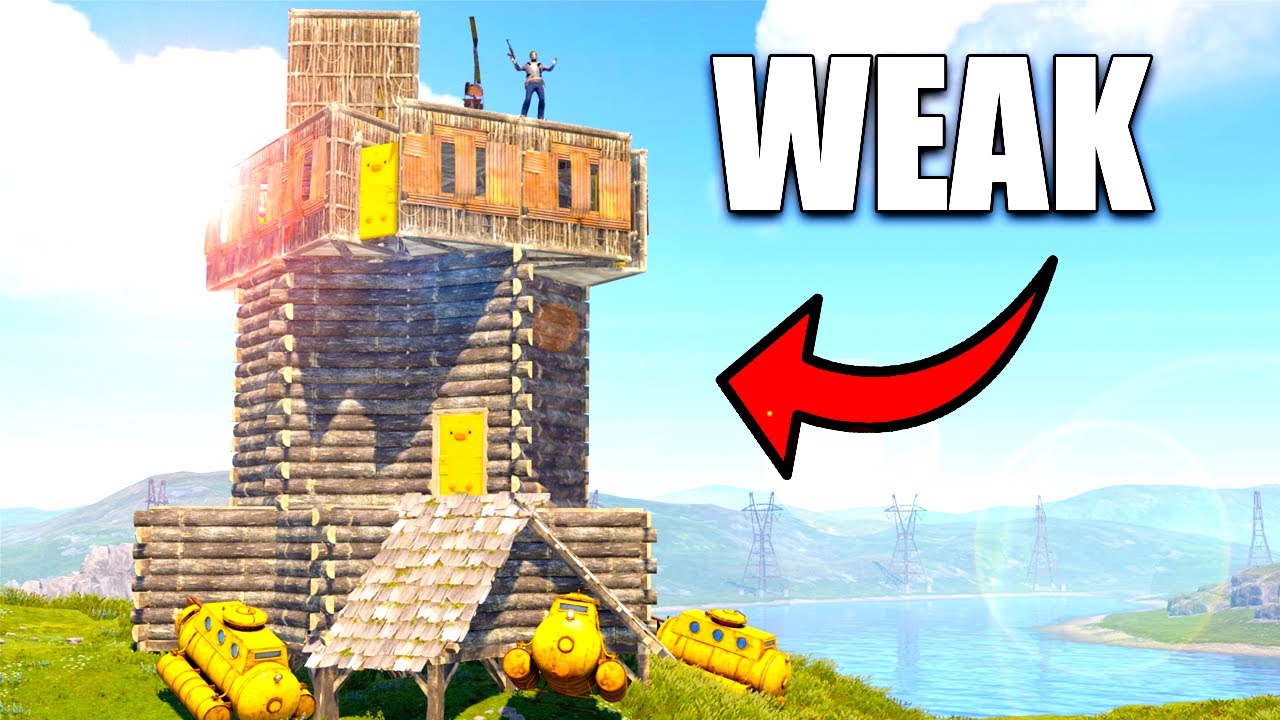 We Built A Weak Base To Get Online Raided in Rust (it worked) - YouTube