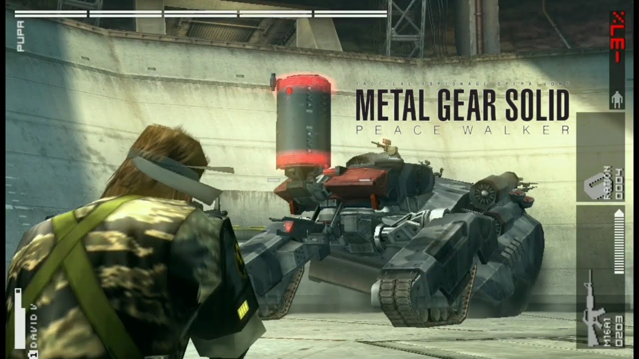 Metal Gear Solid Peace Walker | Pupa Boss Battle (Walkthrough) | PPSSPP ...