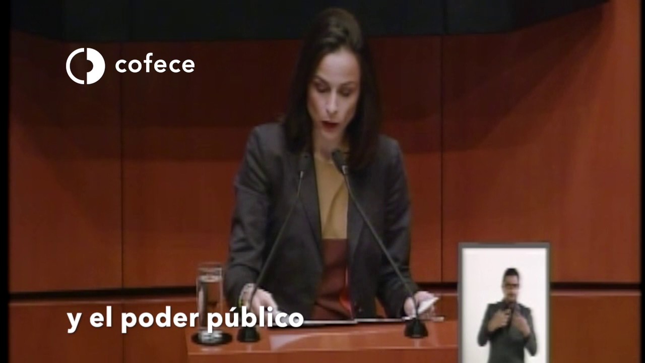 Clip 3 de la Comparecencia de la Comisionada Presidenta de la COFECE ...