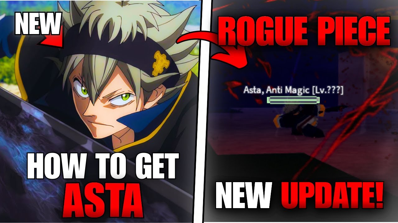 Rogue Piece | How To Get New ASTA Anti Magic Sword + Half Demon Race ...