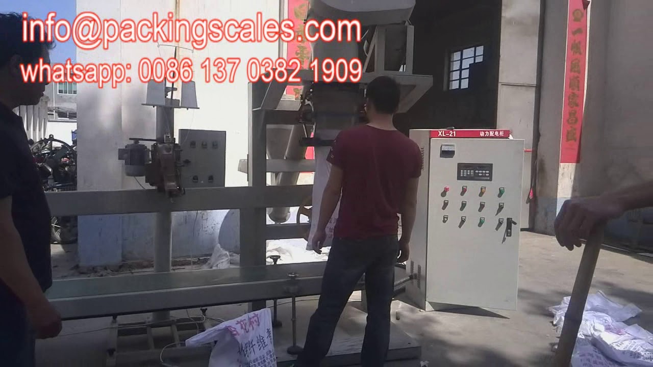 Automatic 5 kg Powder Bag Packing Machine - YouTube