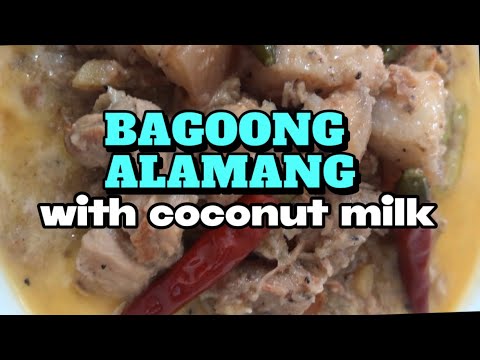 BAGOONG ALAMANG WITH COCONUT MILK RECIPE/GINATAAN BAGOONG ALAMANG WITH ...