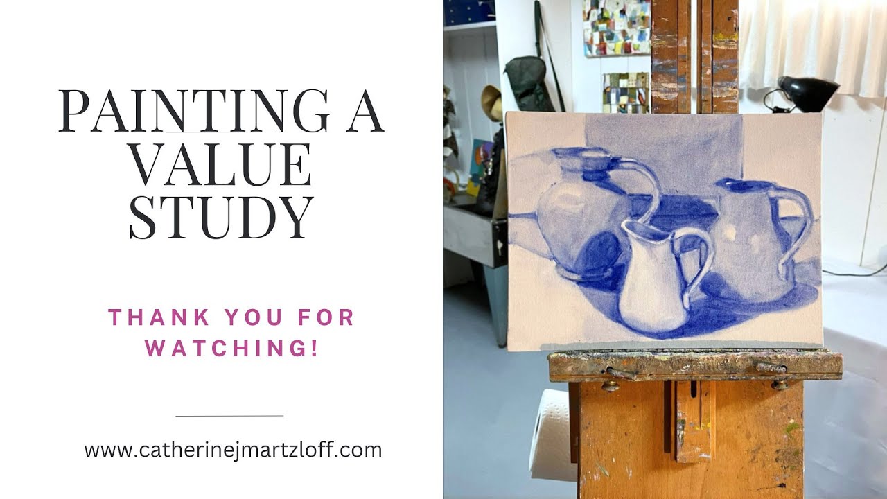Painting a Value Study - YouTube