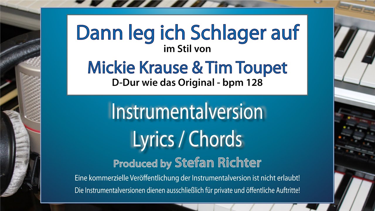 Dann leg ich Schlager auf - Mickie Krause & Tim Toupet ...