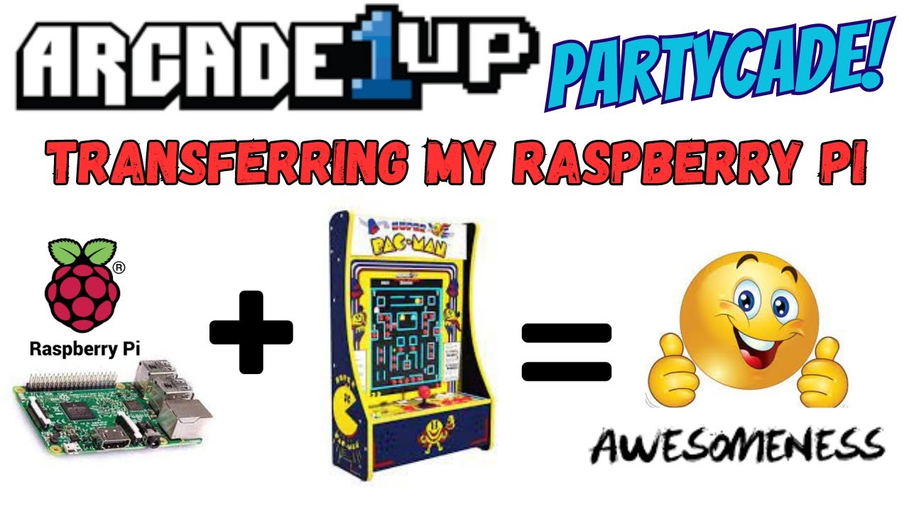 Transferring my Retro Pie to an Arcade 1Up Pac-Man Partycade to save ...