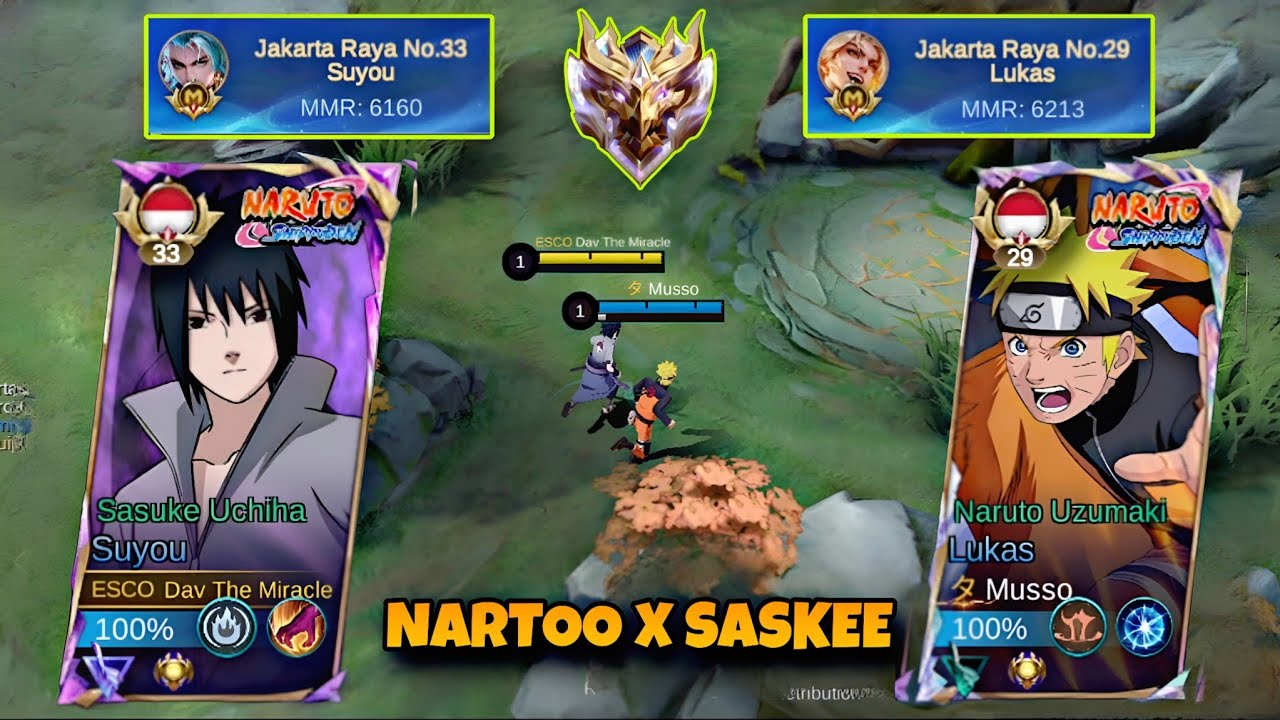ROAD TO IMORTAL | COMBO MAUT NARUTO X SASUKE | MOBILE LEGENDS - YouTube