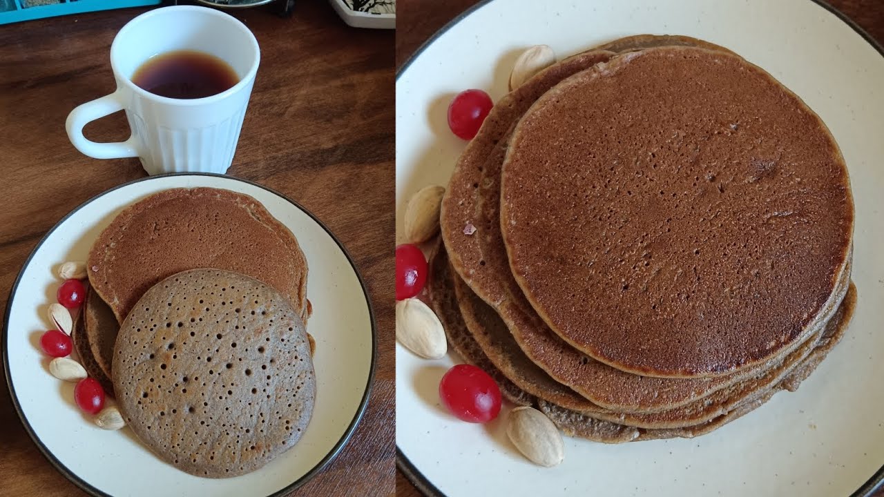 The Best pancake Recipe 😋 How to make Healthy Pancakes At Home ...