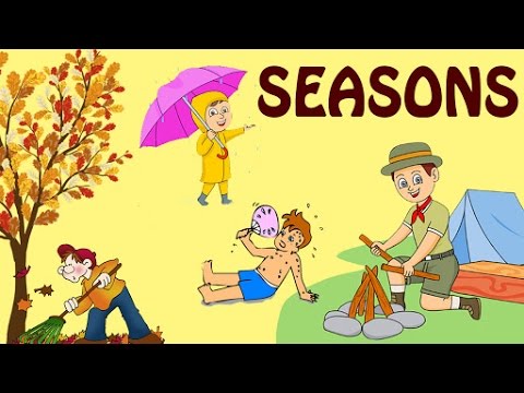Four Seasons In The Year | Learning Seasons For Kids | Preschool ...